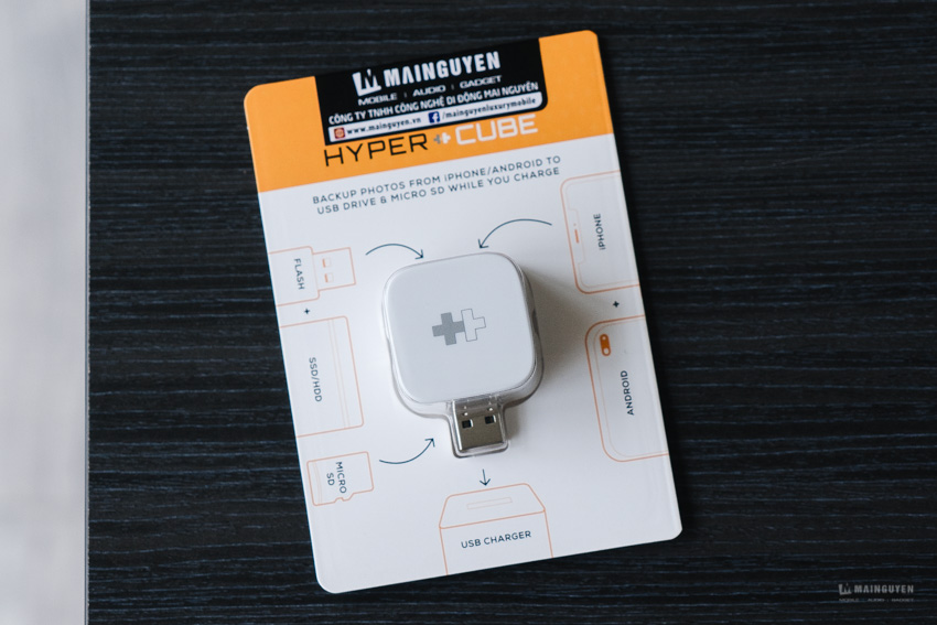 Mở hộp HYPERCUBE: Sạc và backup hình ảnh, dữ liệu hay danh bạ cho các thiết bị di động với giá ...